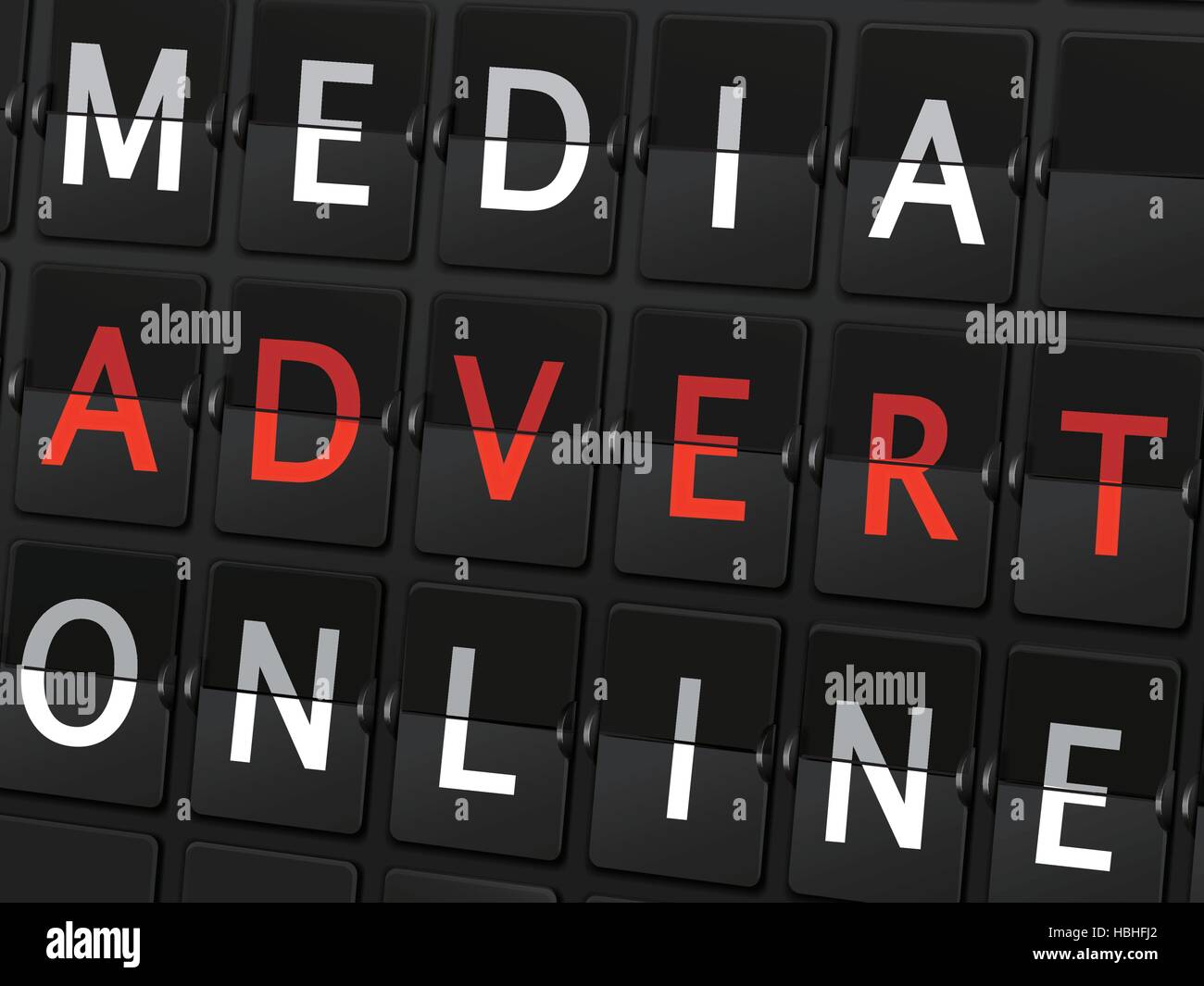 Advertising board advert Stock Vector Images - Alamy