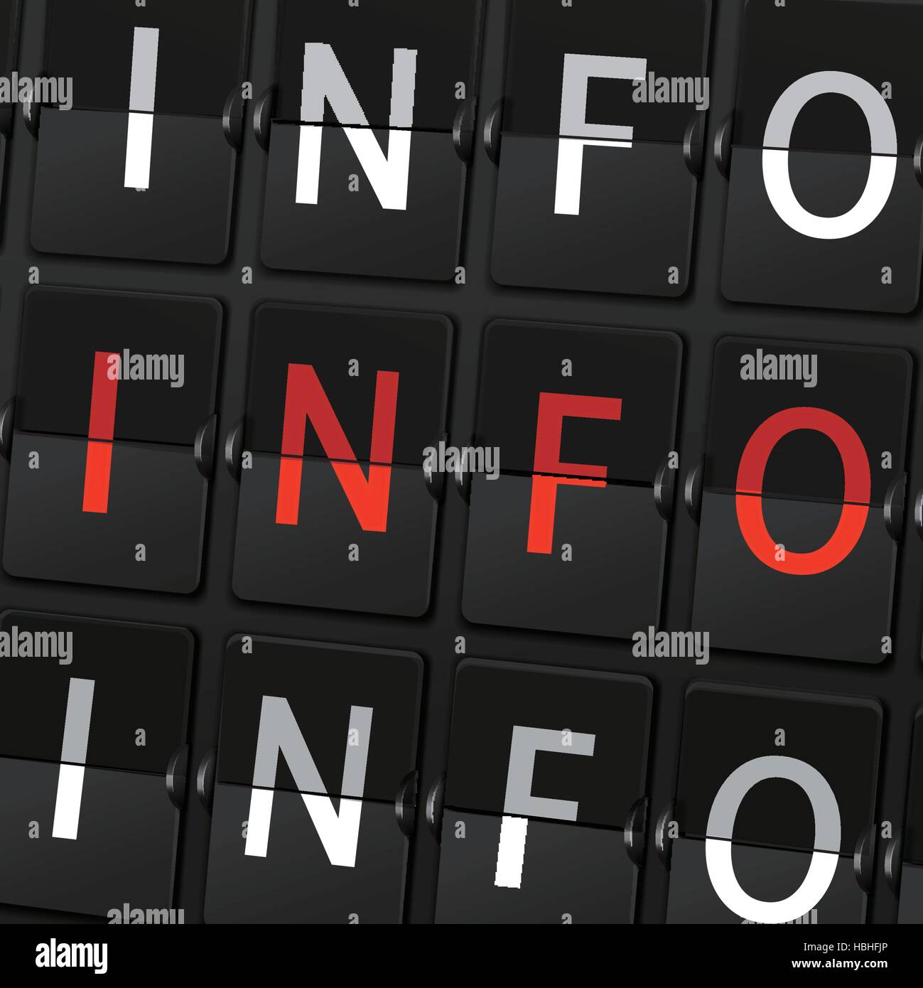 info word over airport board background in red Stock Vector Image & Art ...