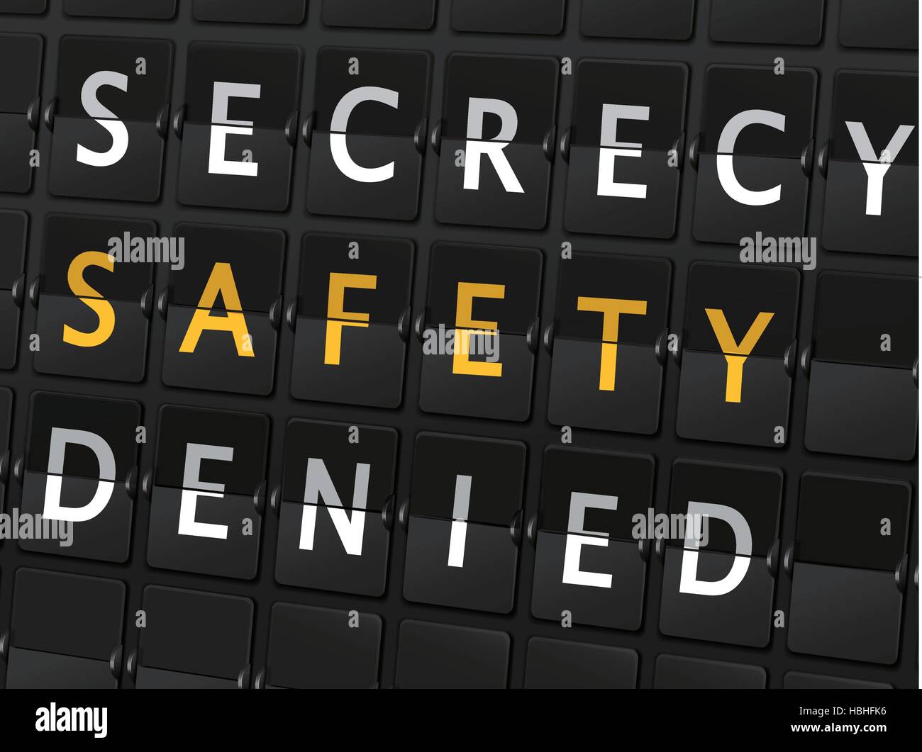 Safety policy board Stock Vector Images - Alamy