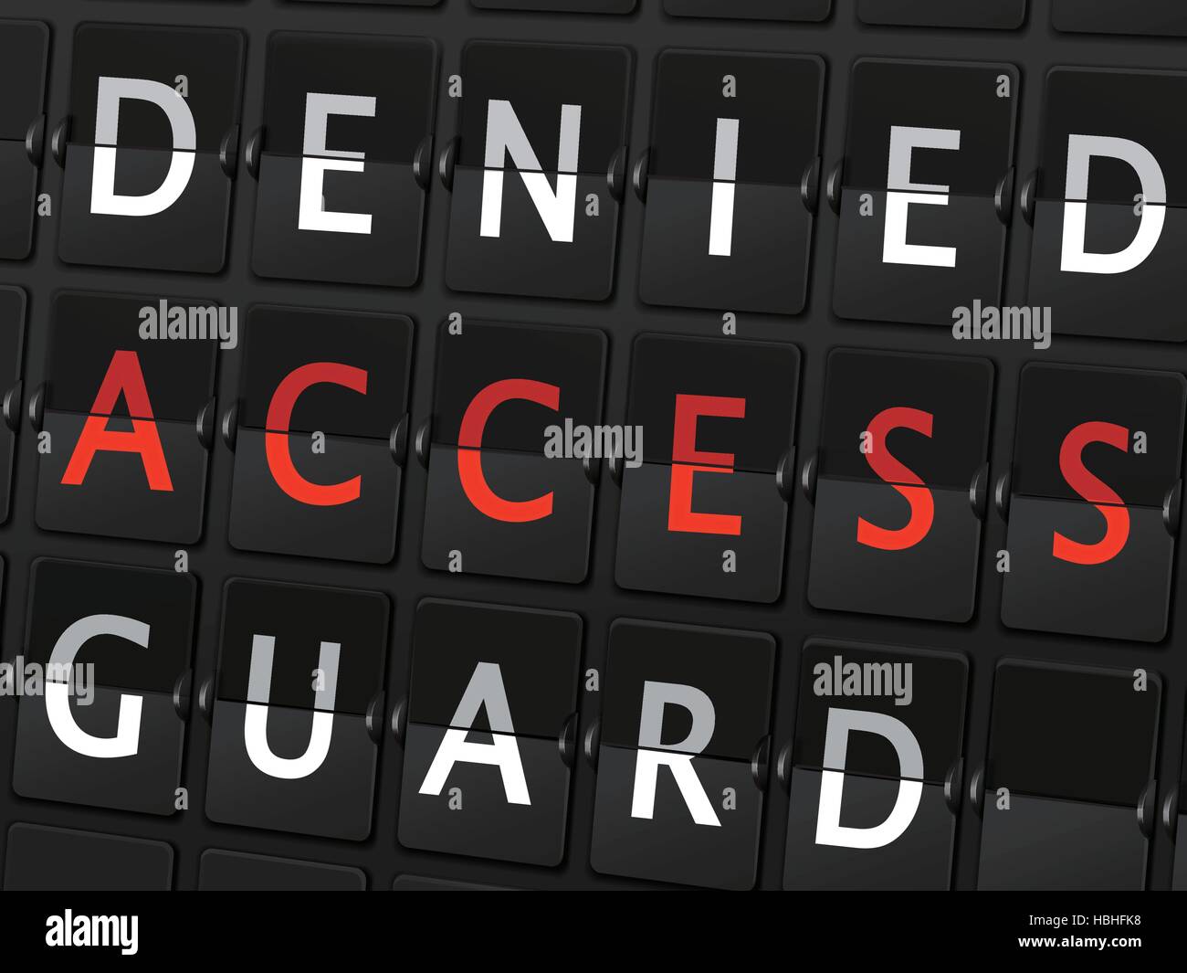 Access Denied Hacker Stock Vector Images Alamy