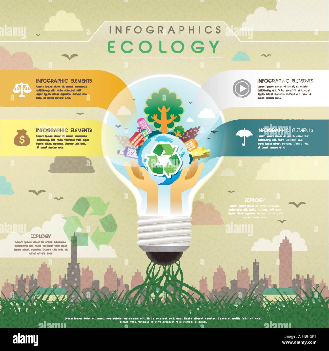 Environmental infographics hi-res stock photography and images - Alamy