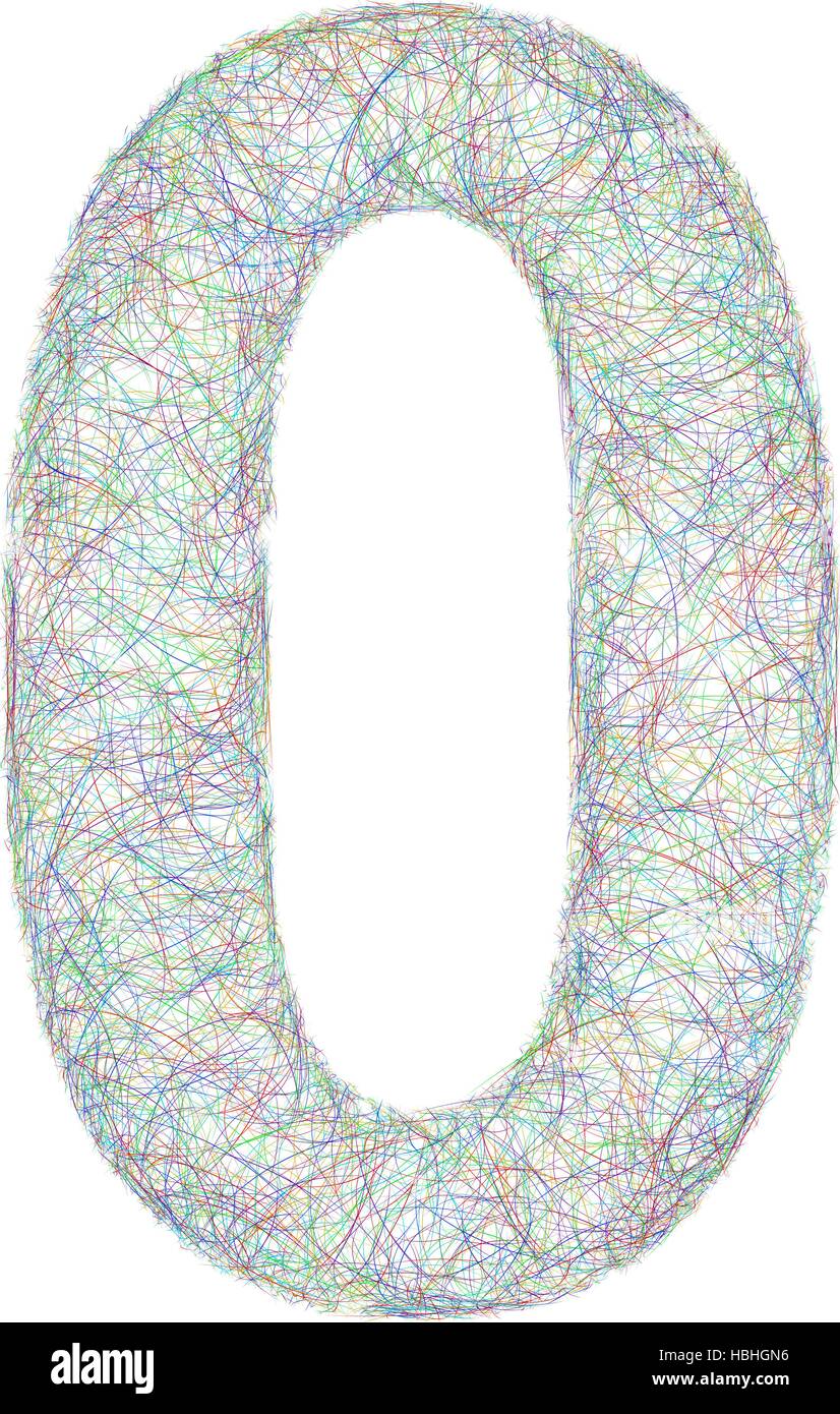 Number 0 Stock Vector Images - Alamy