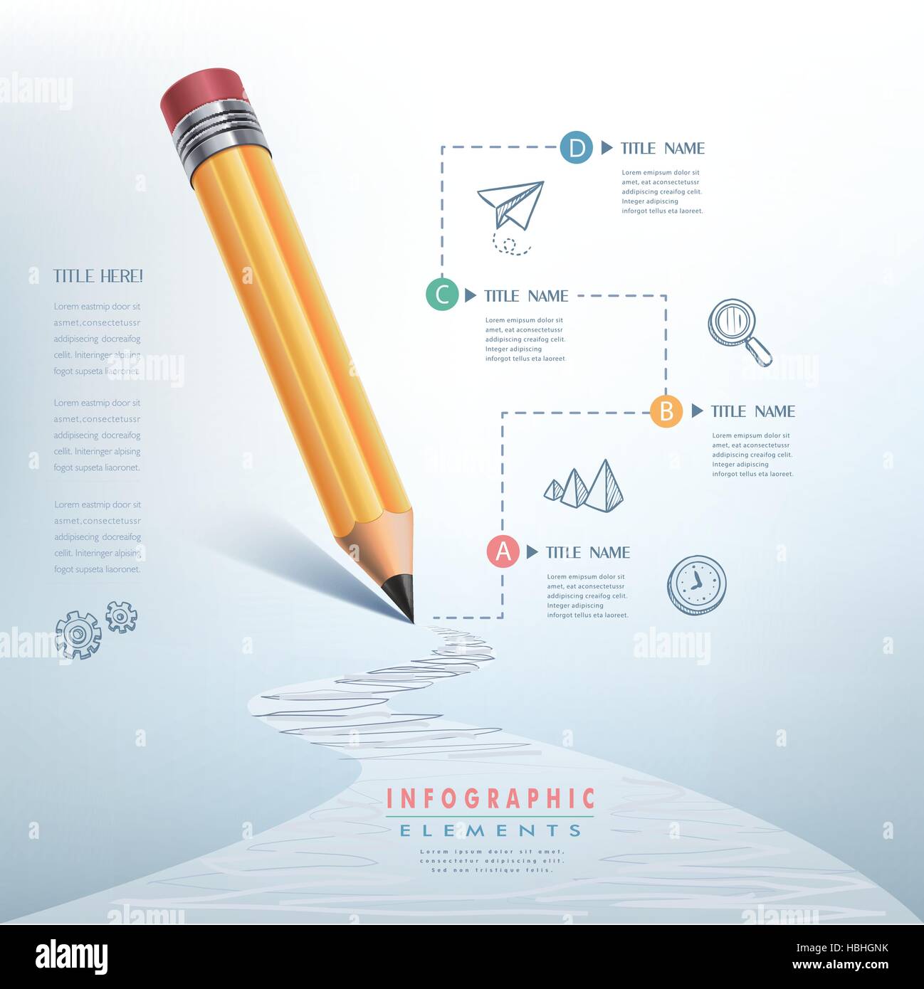 Infographic Style Website Design