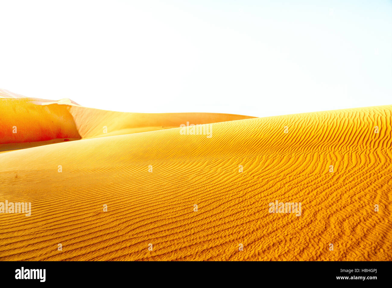 the empty quarter and outdoor sand dune in oman old desert rub al khali ...