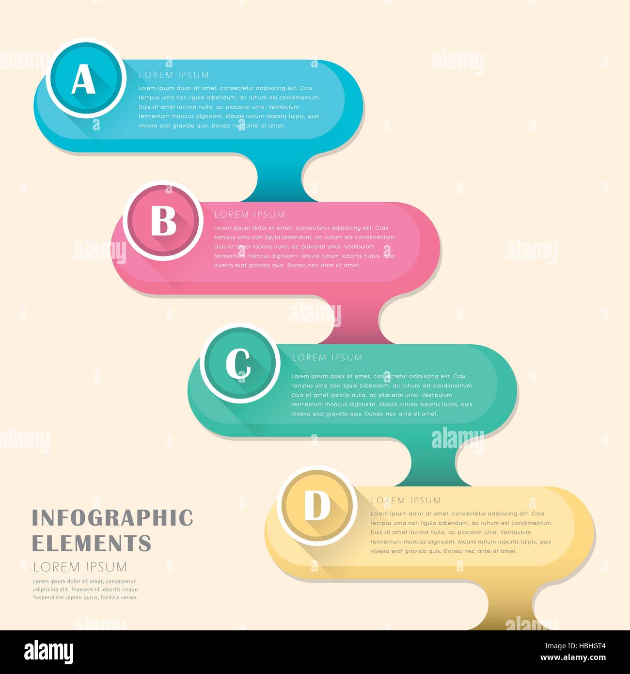 abstract modern vector illustration infographic elements design Stock ...