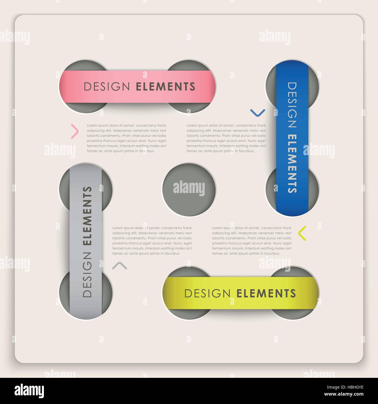modern label style vector abstract infographic elements Stock Vector ...