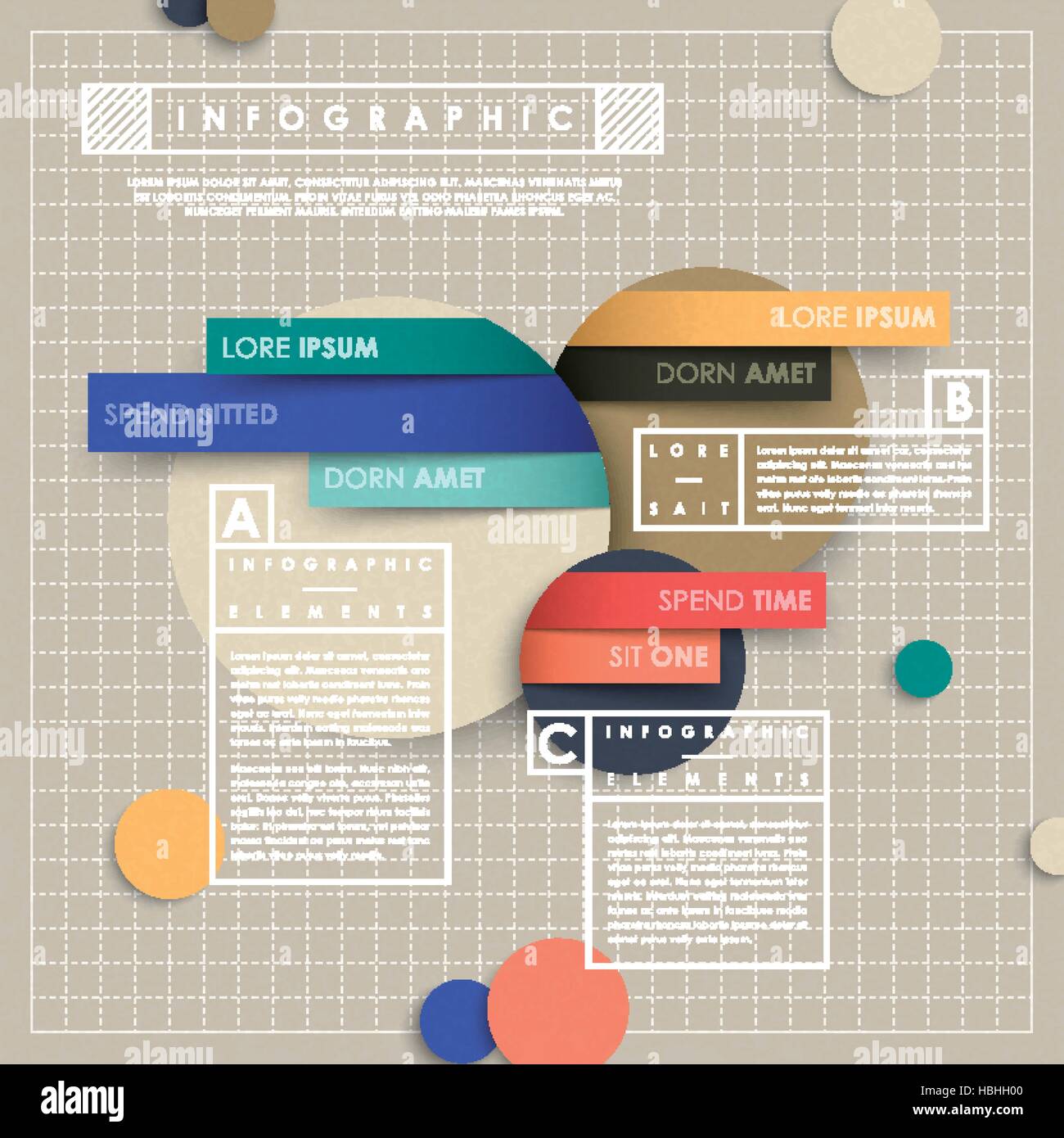 Creative 3d retro collage Stock Vector Images - Alamy