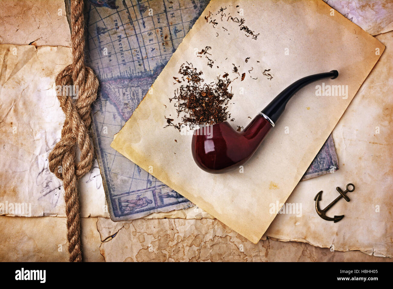 Old sailor pipe hi-res stock photography and images - Alamy
