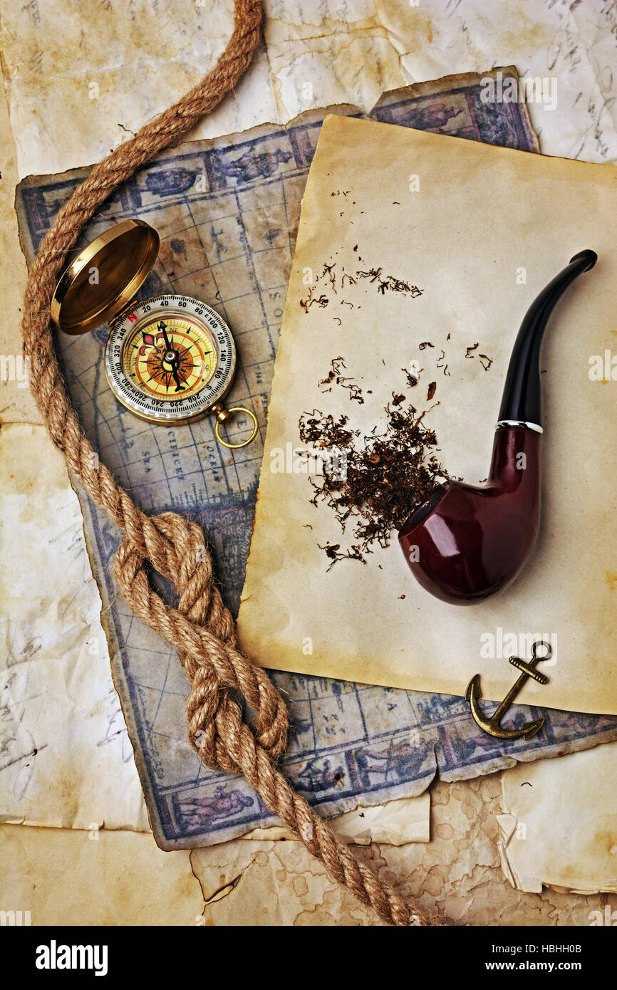 Old sailor pipe hi-res stock photography and images - Alamy