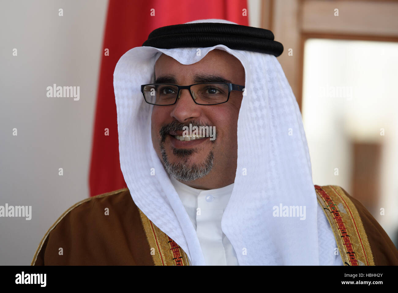 Prince Salman bin Hamad bin Isa Al Khalifa, the Crown Prince of Bahrain ...
