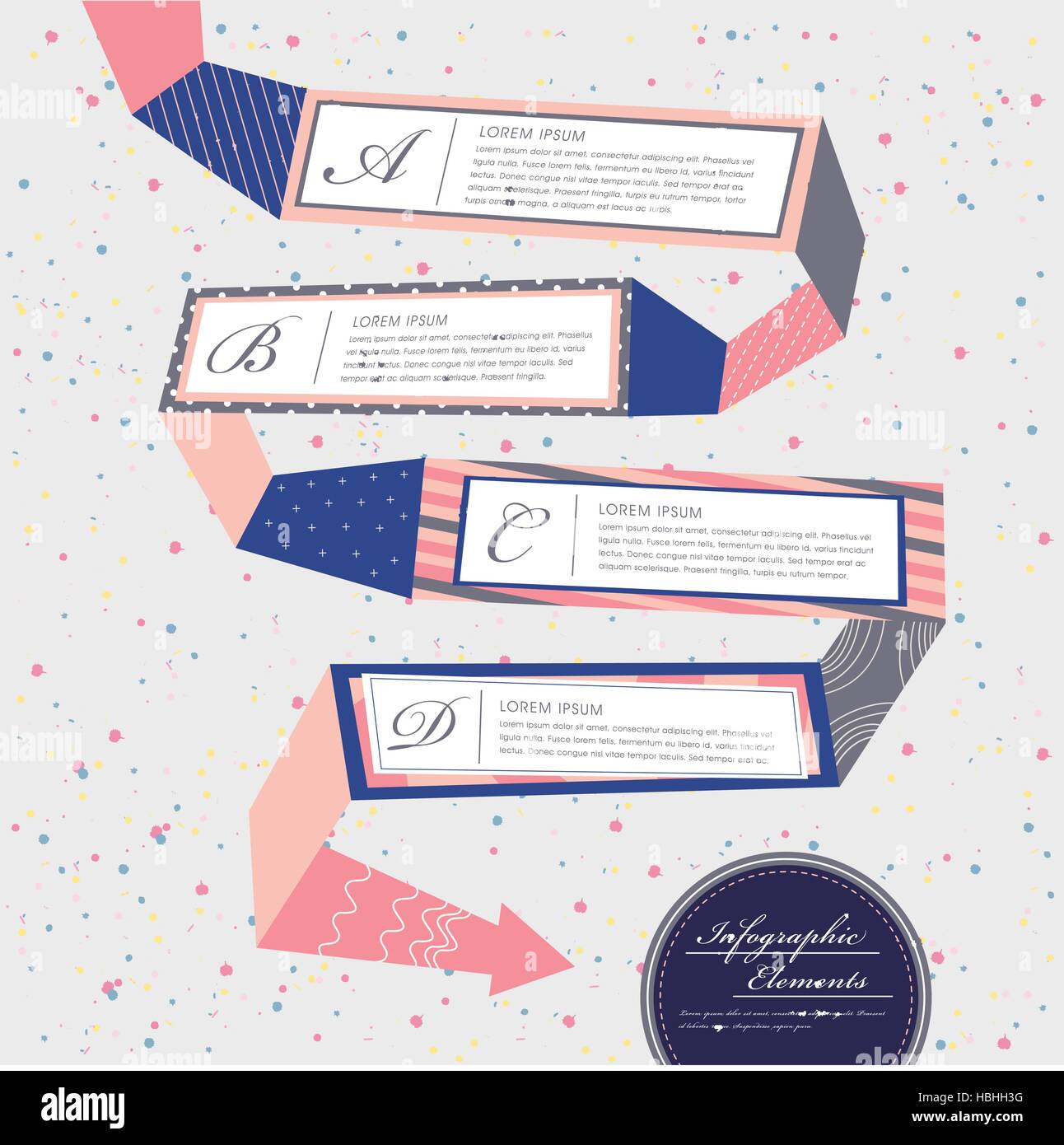 vector illustration abstract creative flow chart infographics design ...