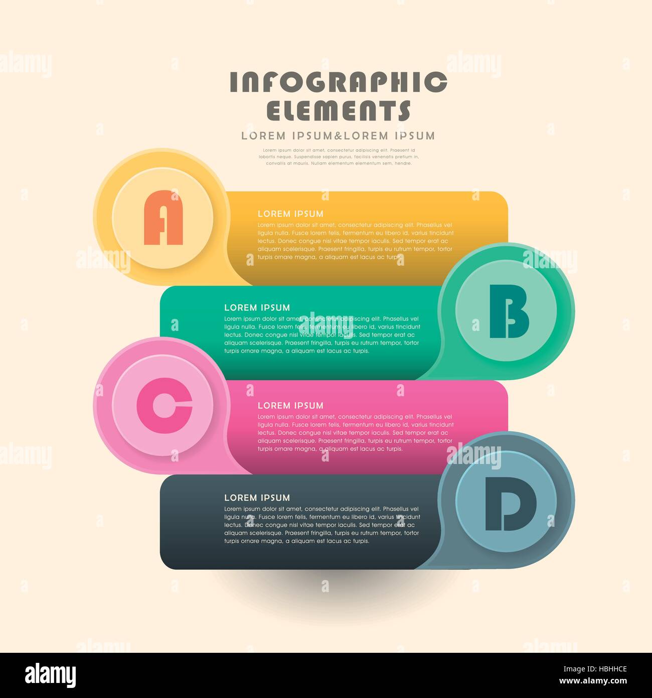 vector illustration abstract creative banner infographics design Stock ...