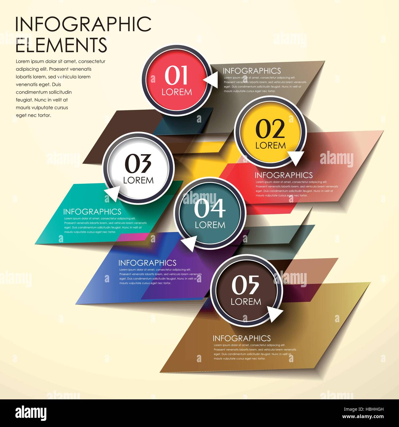 modern vector abstract circle label infographic elements Stock Vector ...
