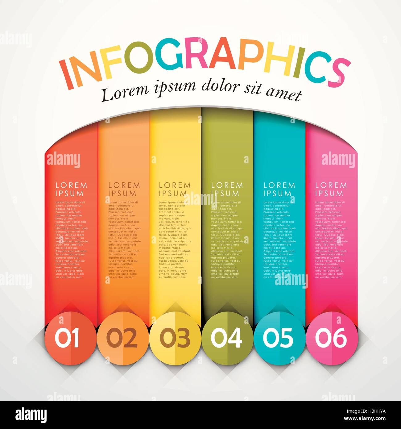 Vector origami flow chart infographic hi-res stock photography and ...