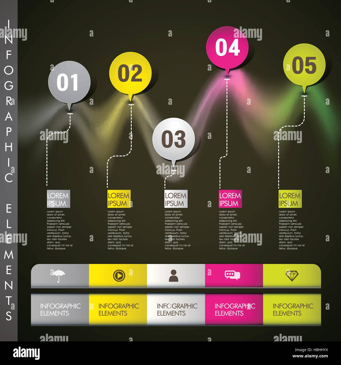 modern vector abstract flow chart infographic elements Stock Vector Image & Art - Alamy