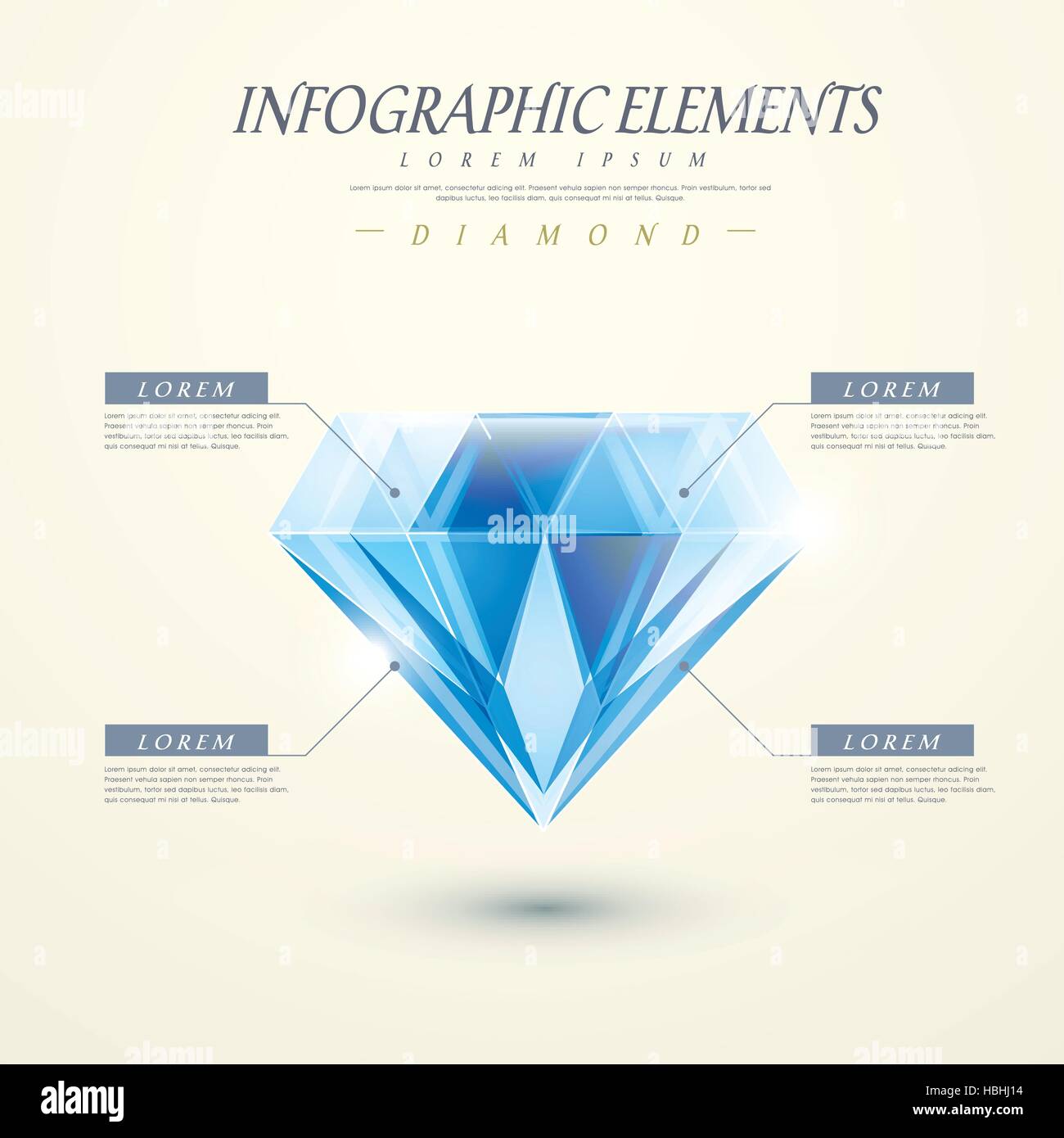 Blue diamond Stock Vector Images - Alamy