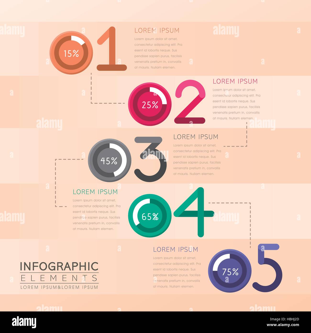 modern vector abstract pie chart infographic elements Stock Vector ...