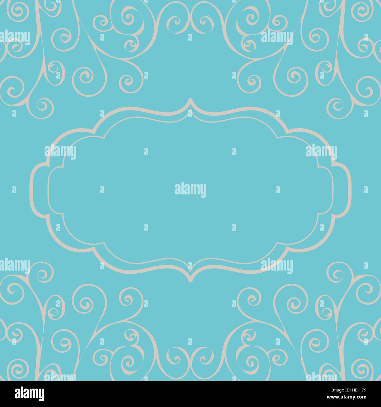 Decorative vintage pattern text background Stock Vector Image & Art - Alamy