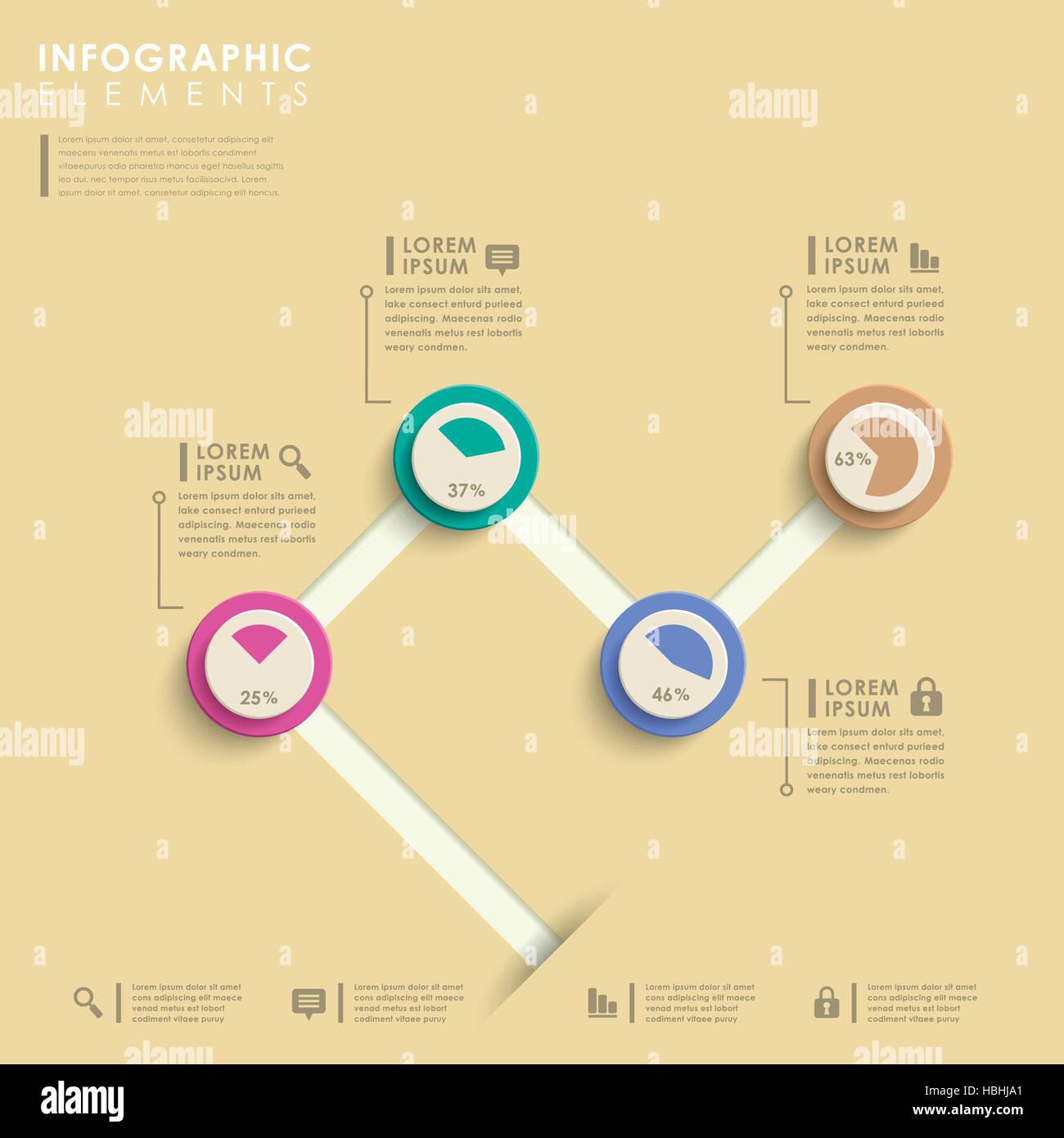 modern vector abstract pie chart infographic elements Stock Vector Image & Art - Alamy