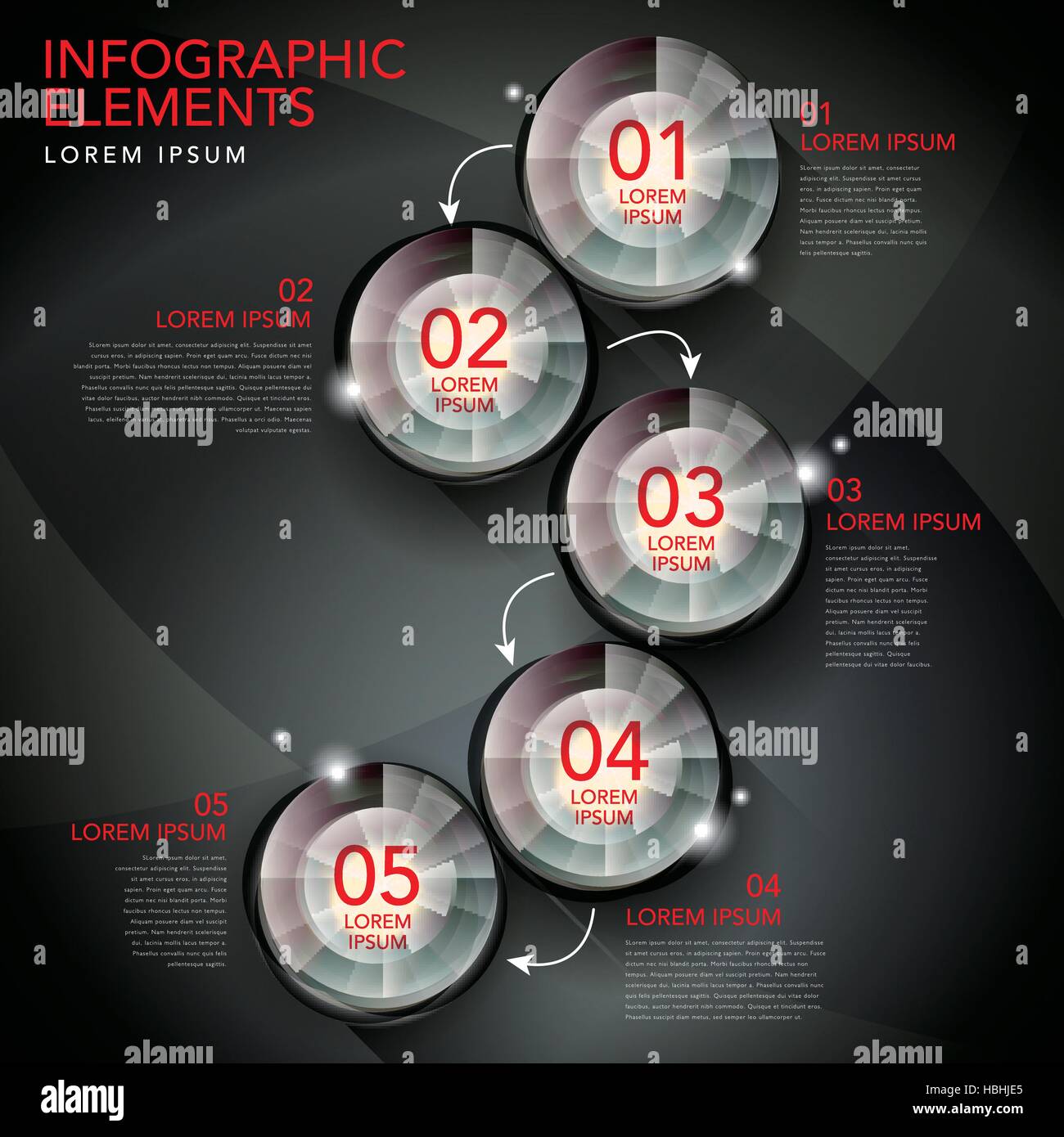 modern vector abstract flow chart infographic elements Stock Vector ...