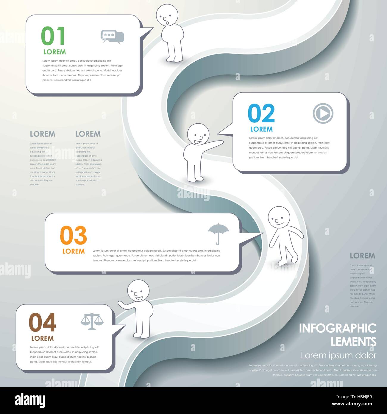 modern vector abstract flow chart infographic elements Stock Vector ...