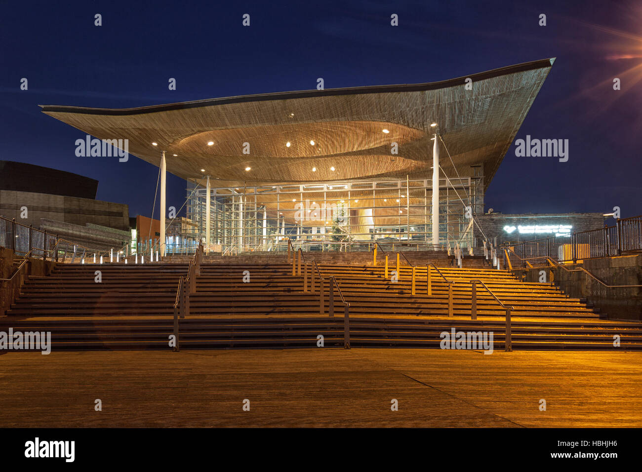 The Senedd Cardiff Stock Photo - Alamy