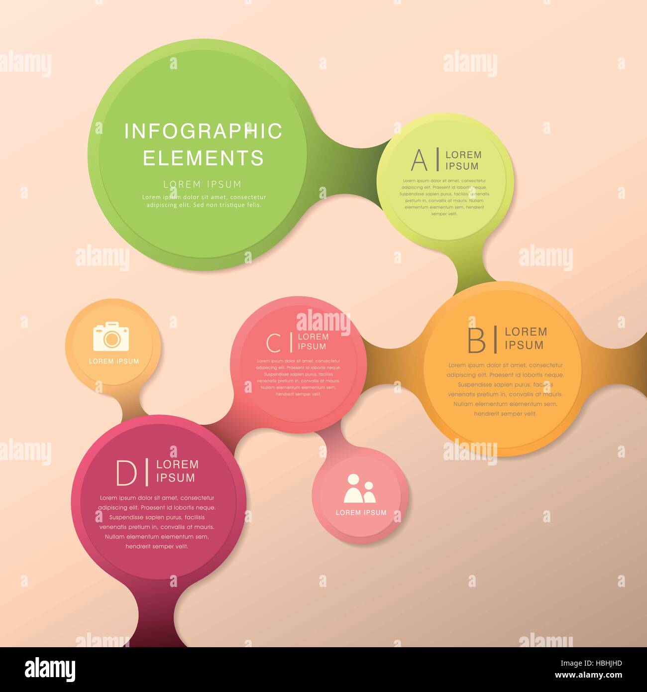 modern vector abstract flow chart infographic elements Stock Vector ...