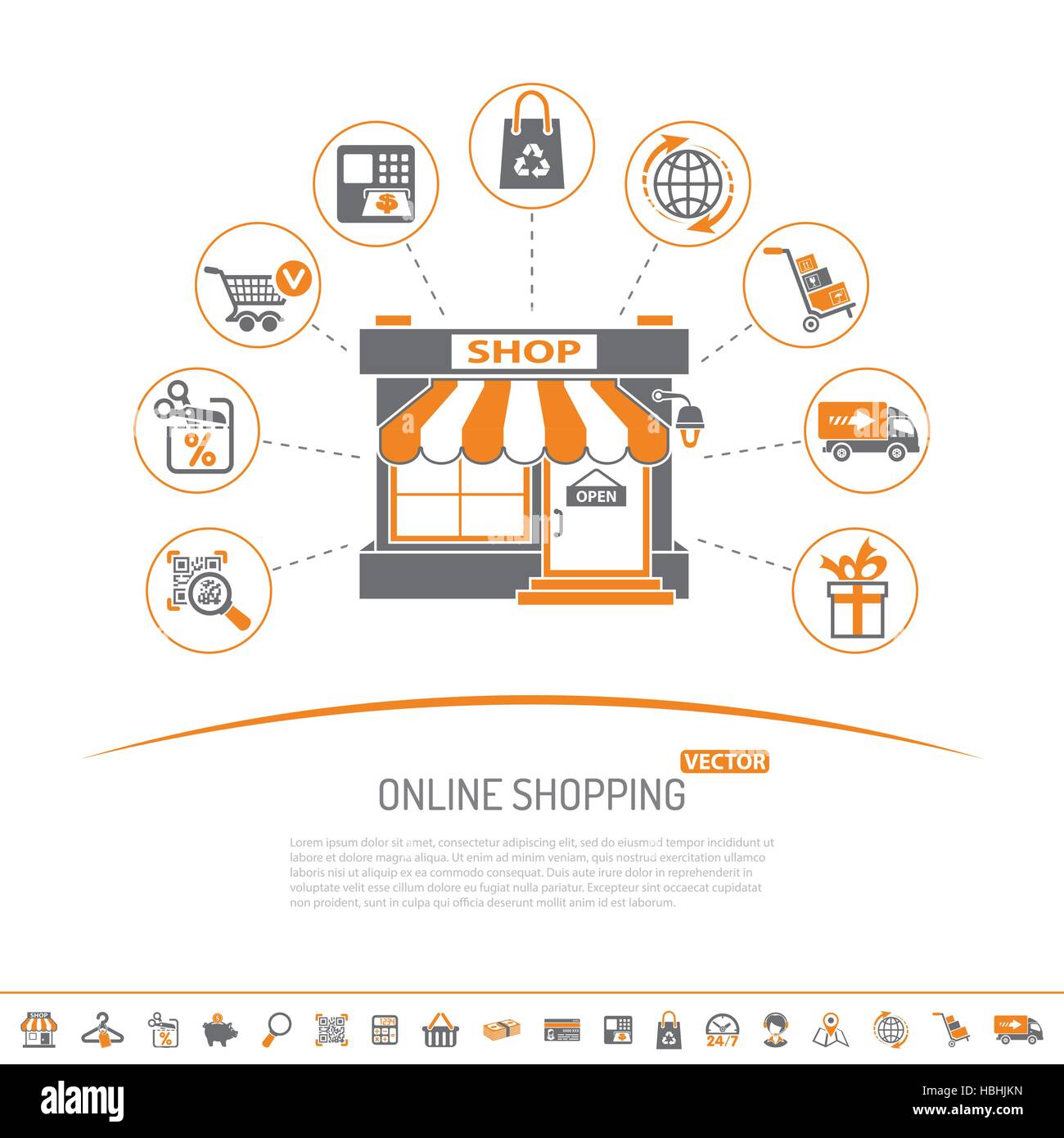 Shopping bag pin retail Cut Out Stock Images & Pictures - Alamy