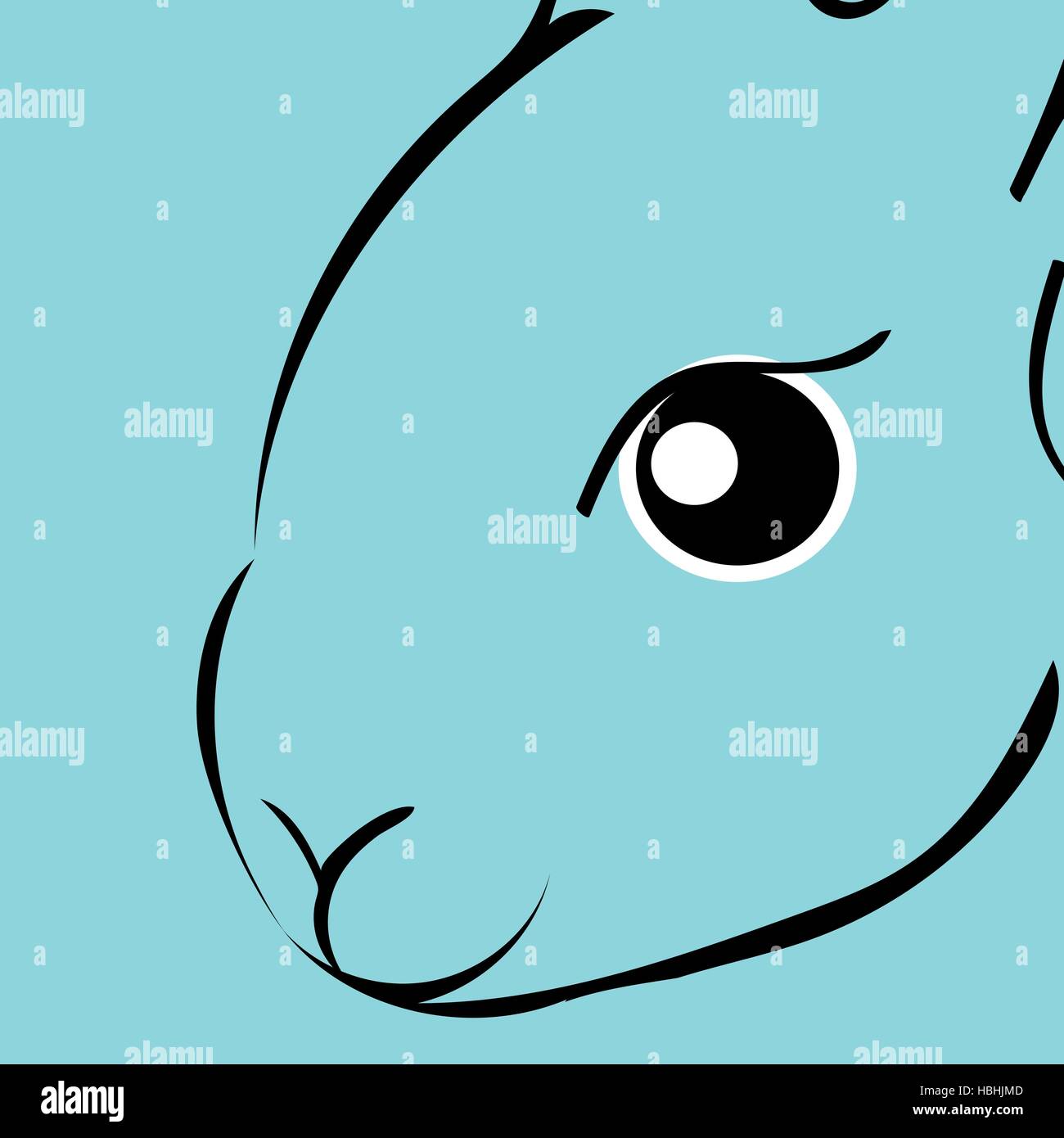 Rabbit animal cartoon Stock Vector Image & Art - Alamy