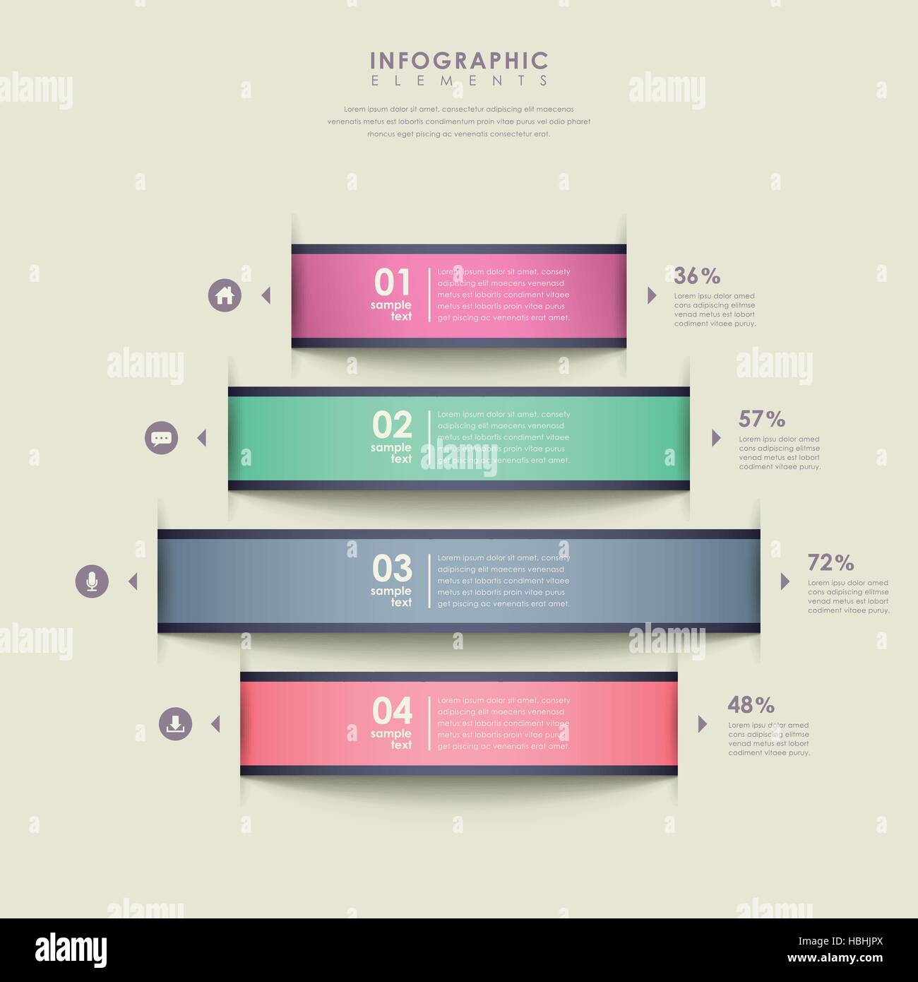 modern vector abstract bar chart infographic elements Stock Vector ...