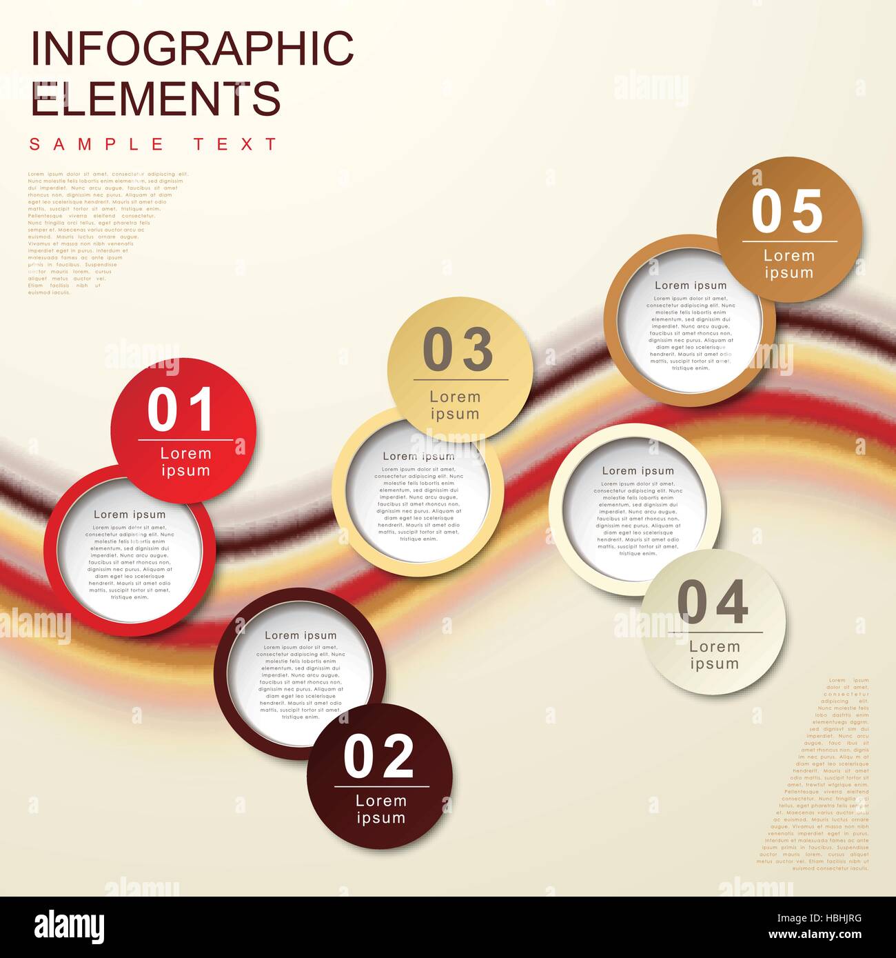 3d vector abstract flow chart infographic elements Stock Vector Image ...