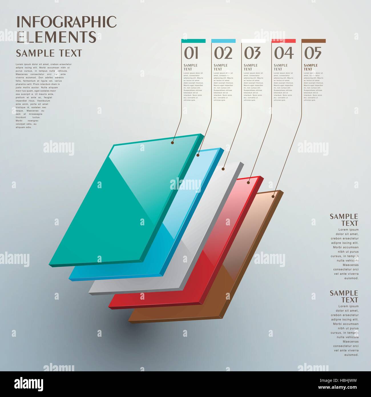 Layer infographic hi-res stock photography and images - Alamy