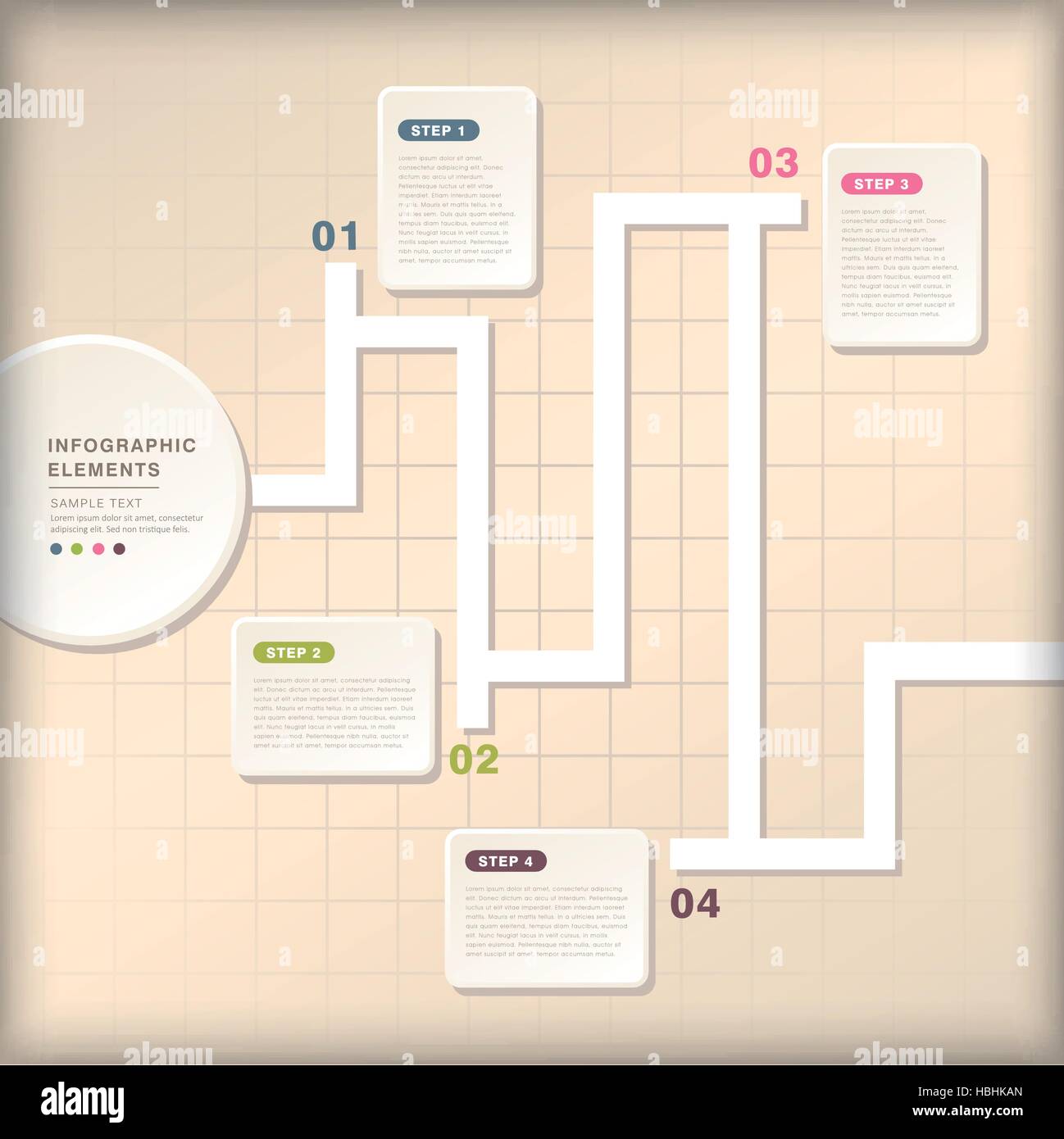 modern vector abstract floe chart infographic elements Stock Vector ...