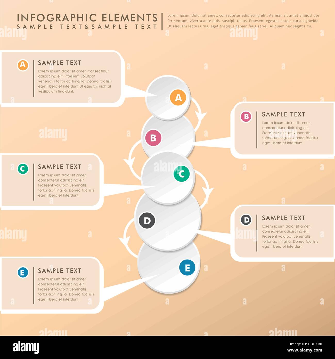 modern vector abstract floe chart infographic elements Stock Vector ...