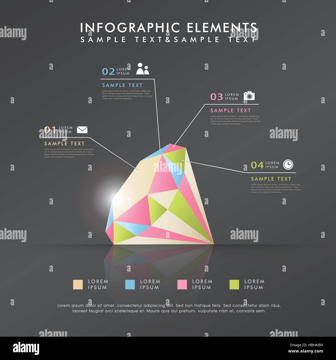 Diamond chart Stock Vector Images - Alamy
