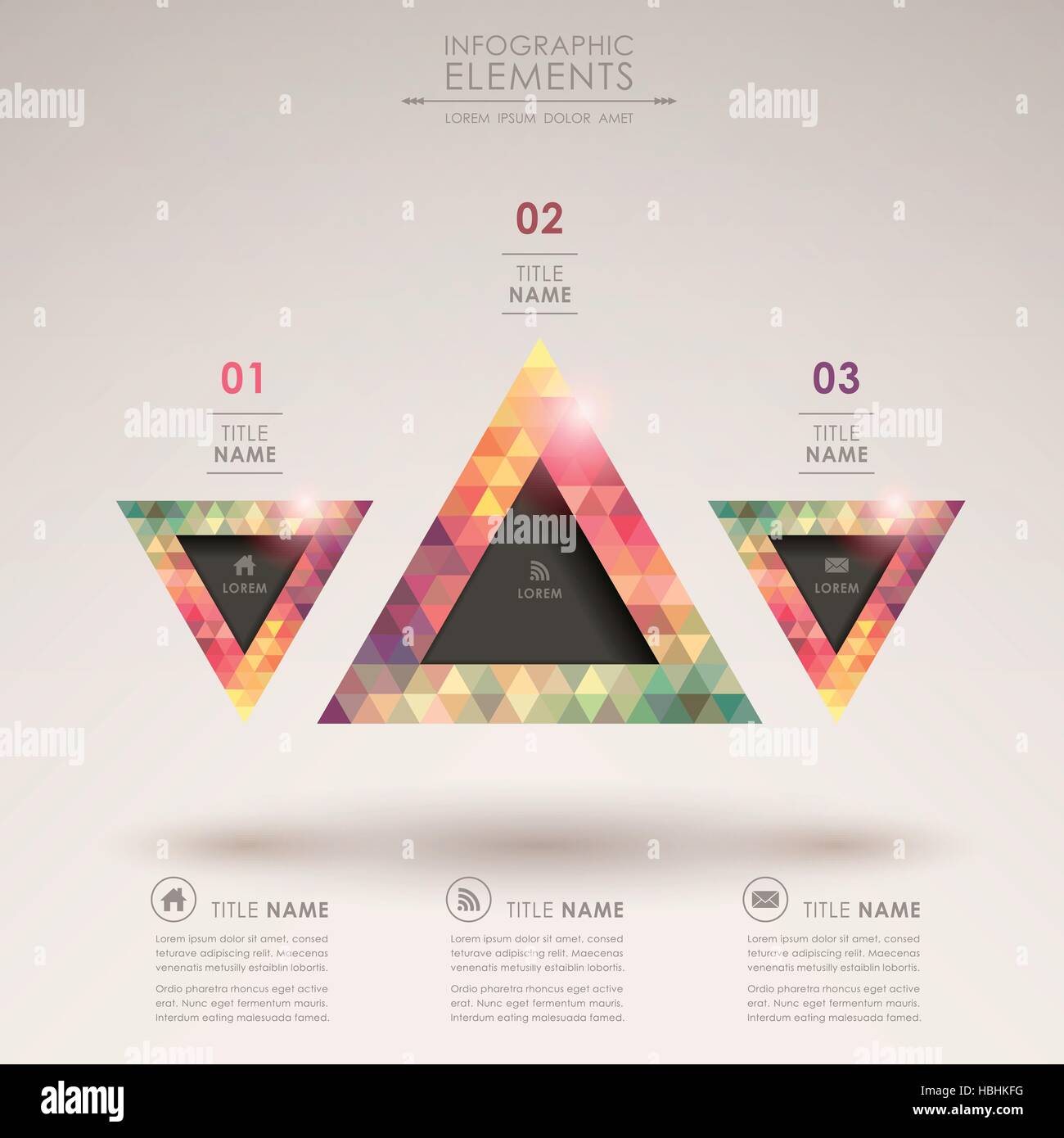 modern vector abstract pyramid infographic elements Stock Vector Image ...