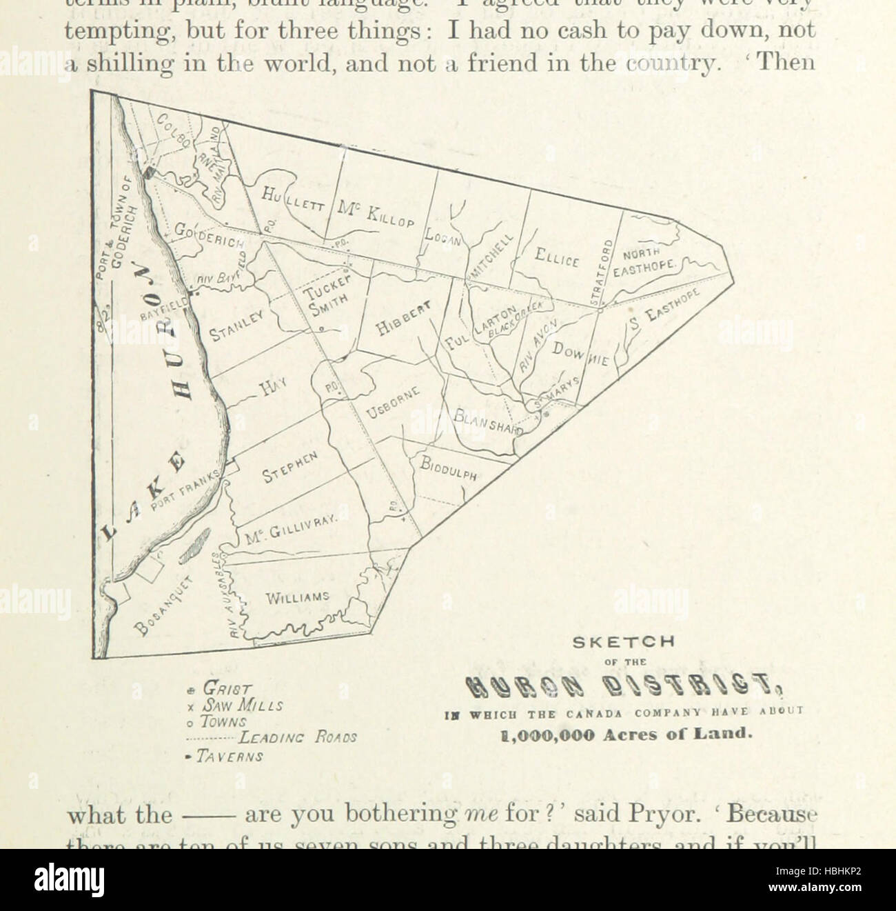 Map of canada 1850 hi-res stock photography and images - Alamy