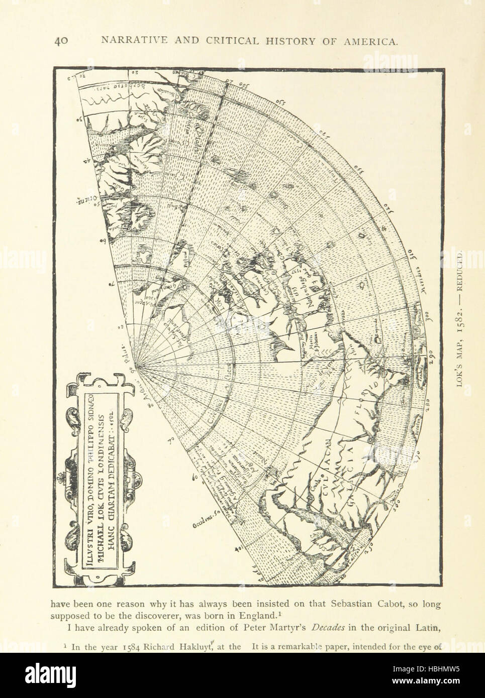 John cabot map hi-res stock photography and images - Alamy