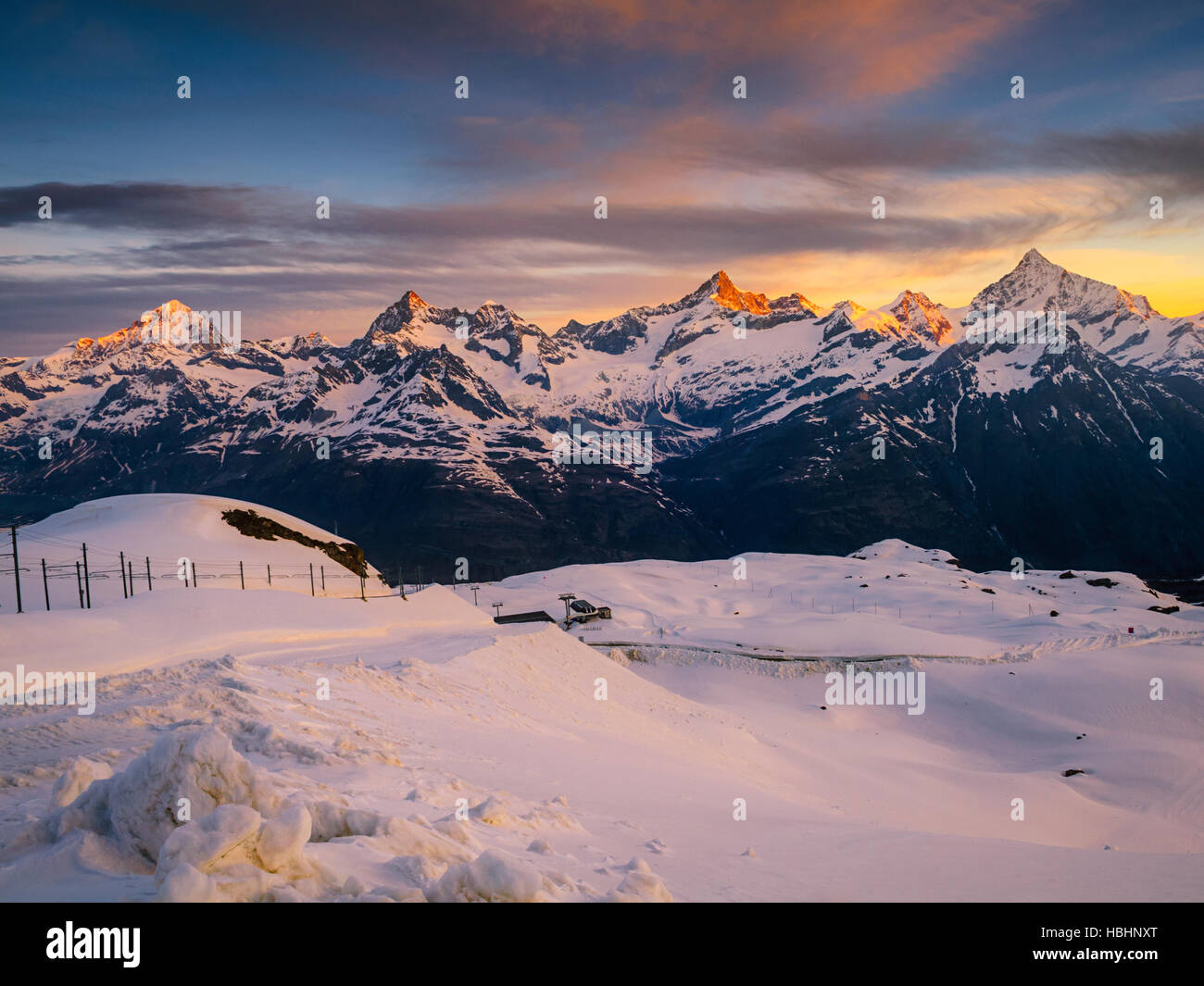 Train alps winter hi-res stock photography and images - Alamy