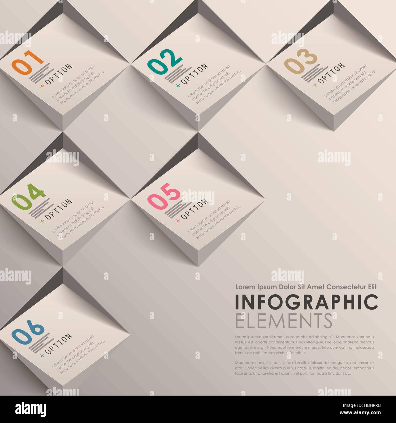 modern vector abstract 3d infographic elements Stock Vector Image & Art - Alamy