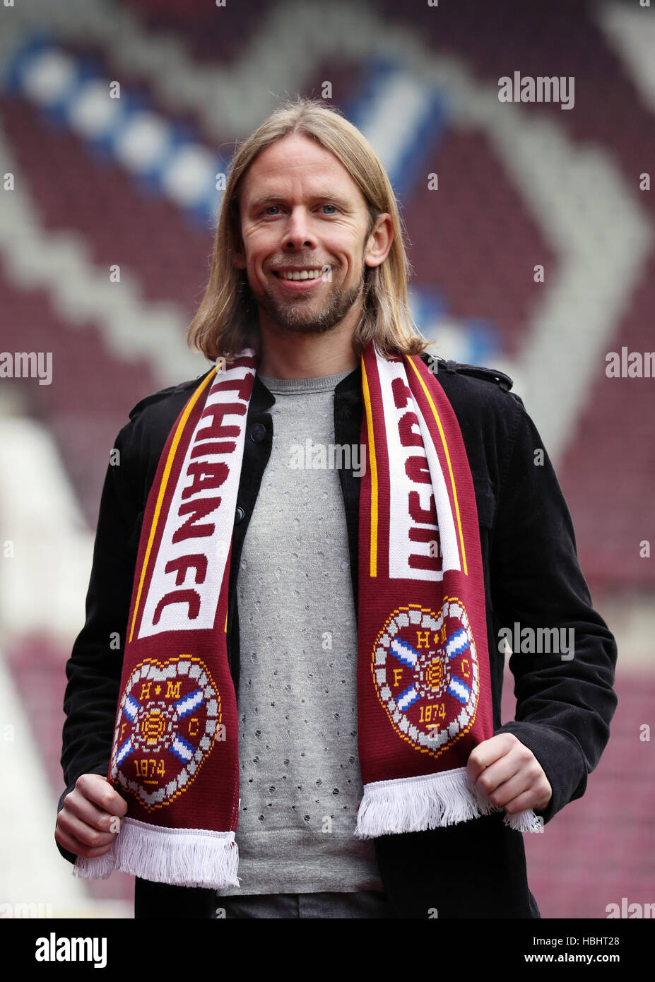 New Heart of Midlothian assistant manager Austin MacPhee poses for a ...