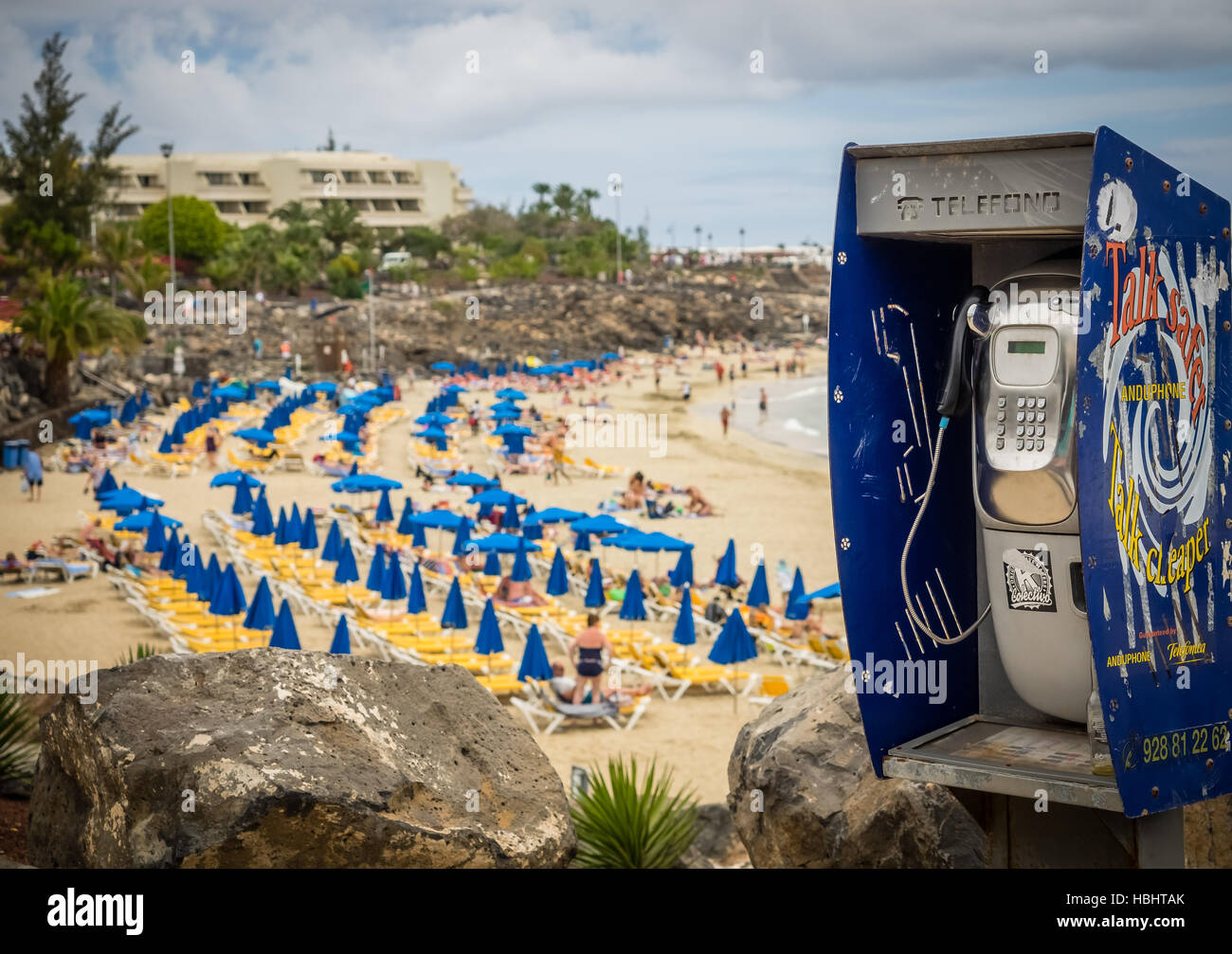 Spain phone booth hi-res stock photography and images - Alamy