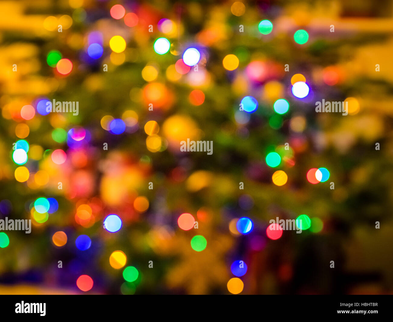 Christmas lights bokeh Stock Photo - Alamy