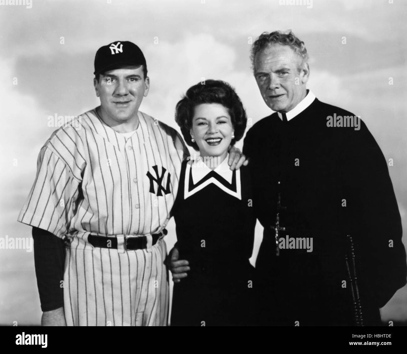 THE BABE RUTH STORY, from left: William Bendix as Babe Ruth, Claire ...