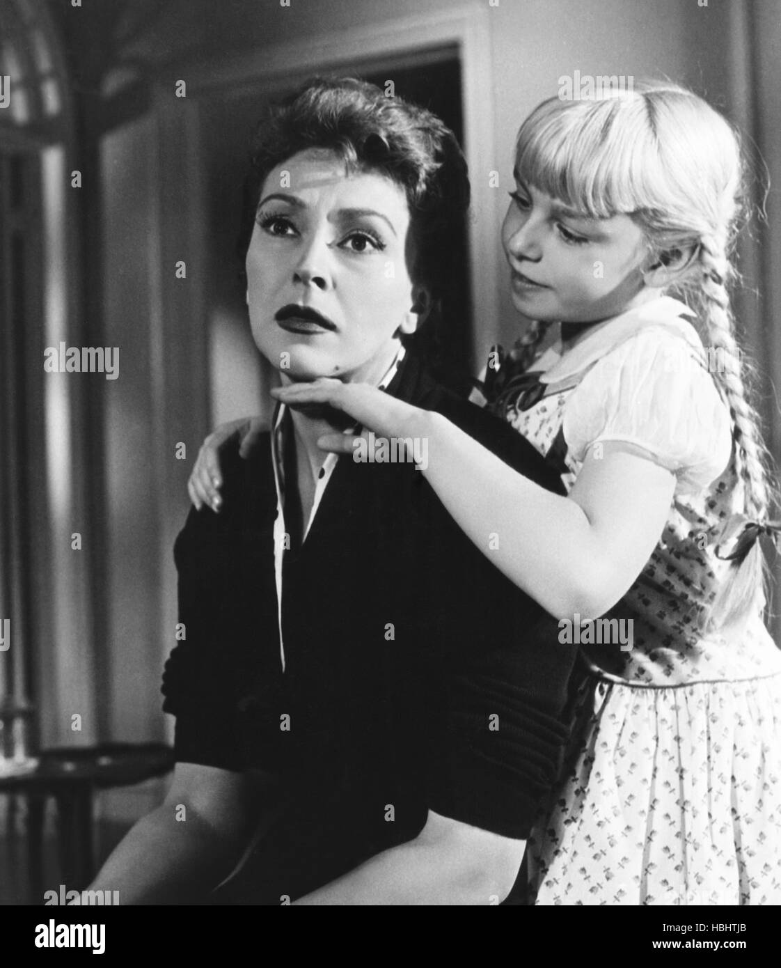 THE BAD SEED, from left: Nancy Kelly, Patty McCormack, 1956 Stock Photo ...