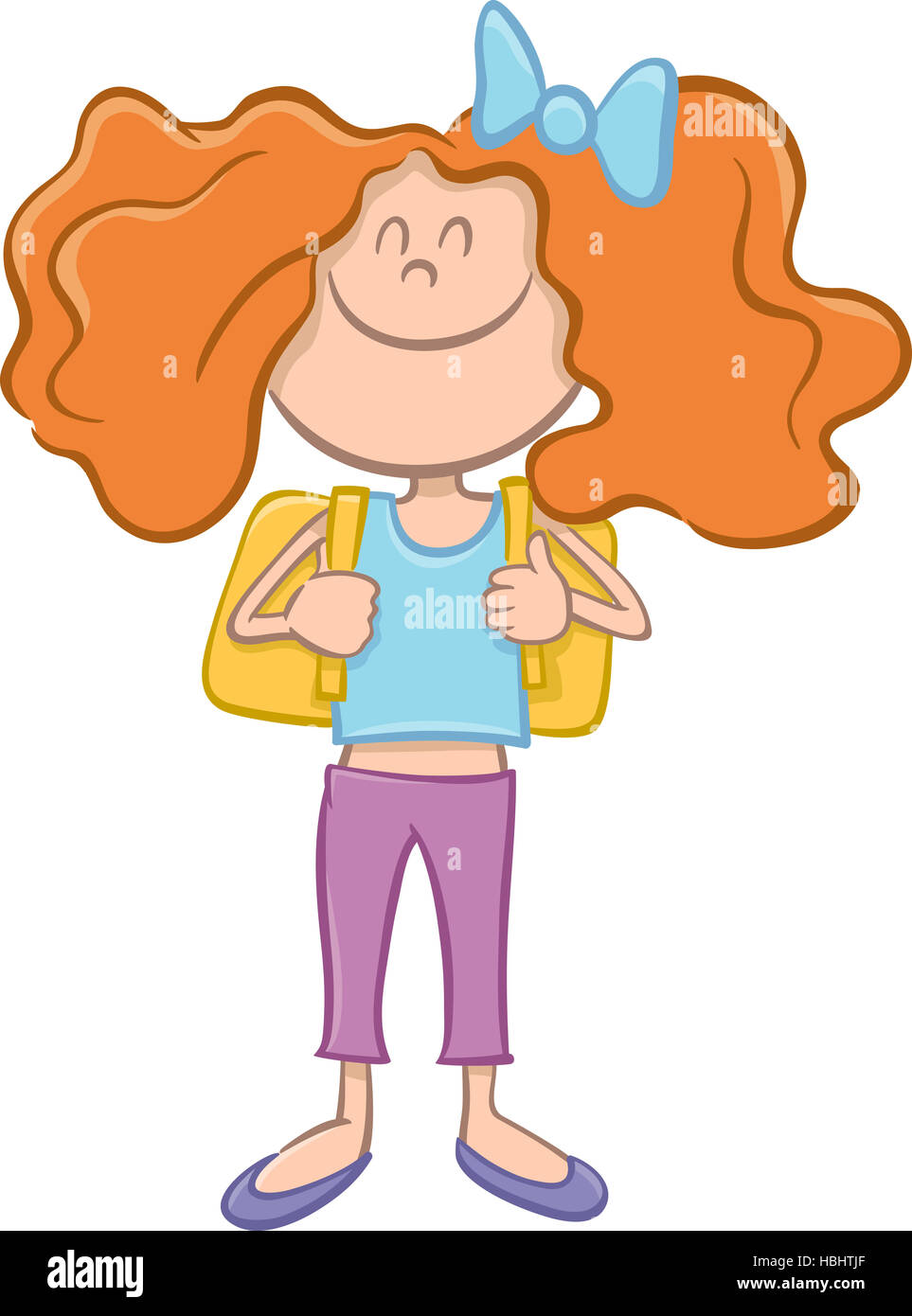 school girl or teen cartoon Stock Photo - Alamy