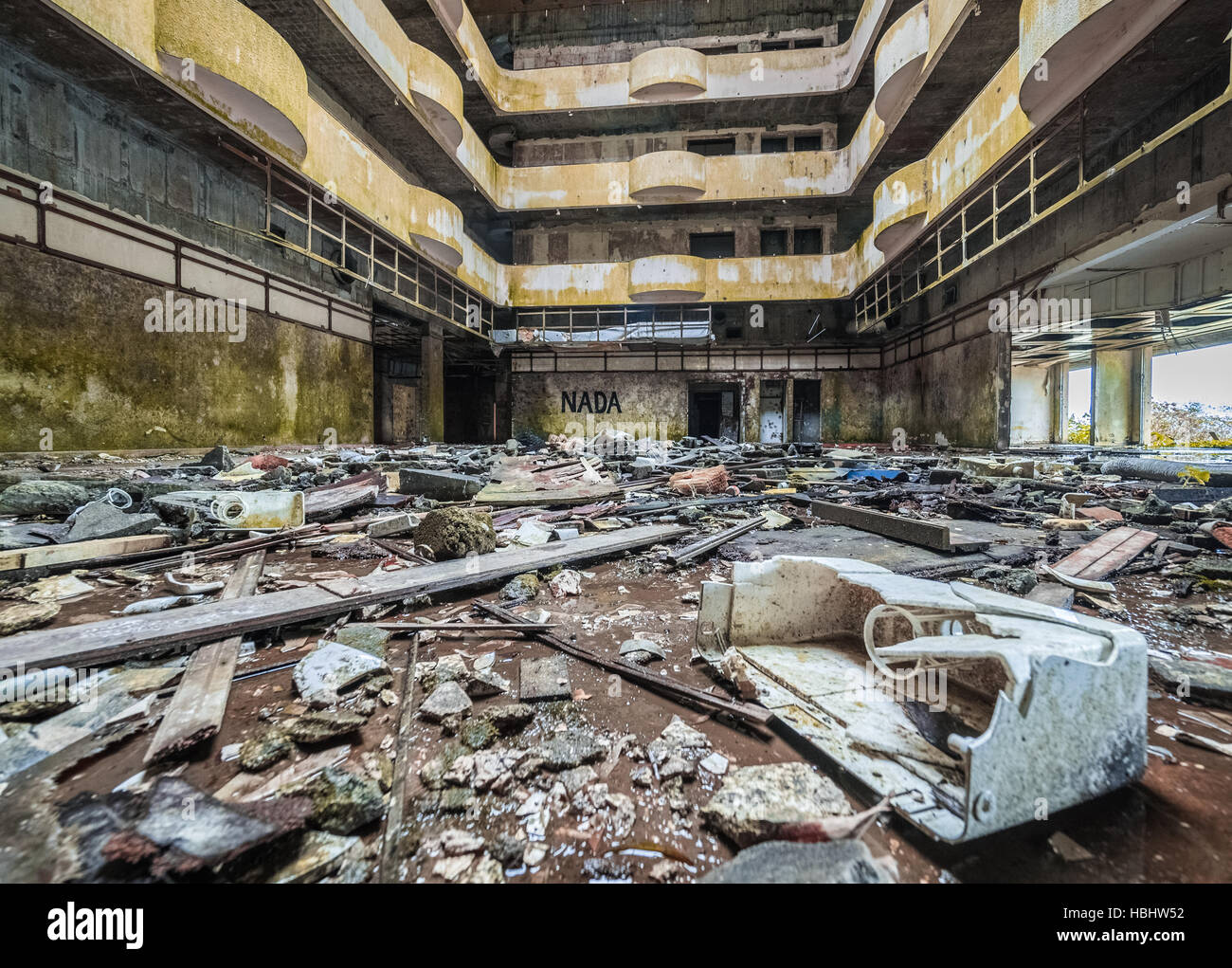 Ruined hotel hi-res stock photography and images - Alamy