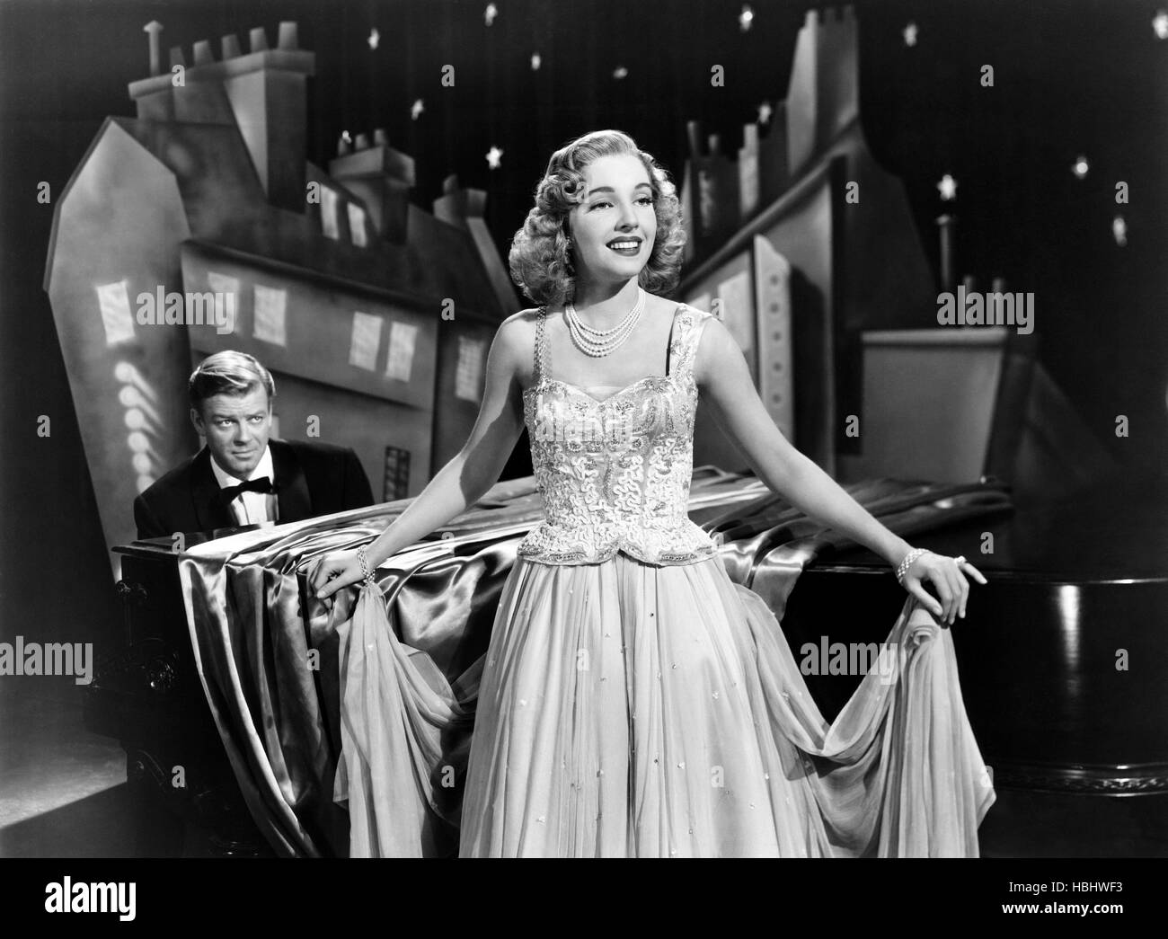 BAL TABARIN, from left, William Ching, Muriel Lawrence, 1952 Stock Photo - Alamy