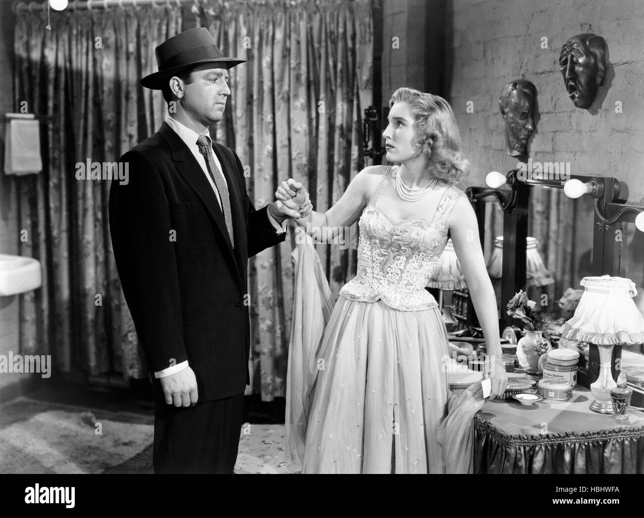 BAL TABARIN, from left, Steve Brodie, Muriel Lawrence, 1952 Stock Photo ...