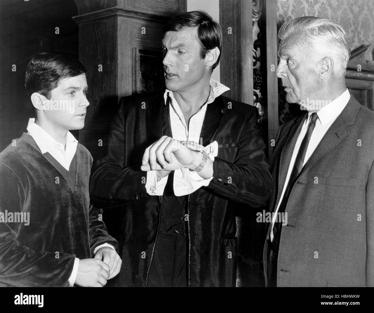 BATMAN, from left, Burt Ward, Adam West, Neil Hamilton, 1966, TM and ...